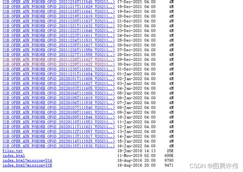 Sentinel——slc数据下载、dem数据下载拼接、精密轨道数据下载方法 Csdn博客