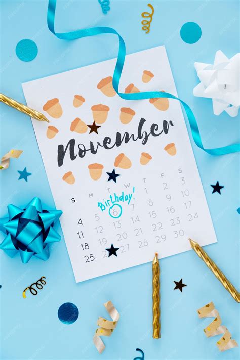 vue de dessus du mémo d anniversaire ajouté dans un calendrier