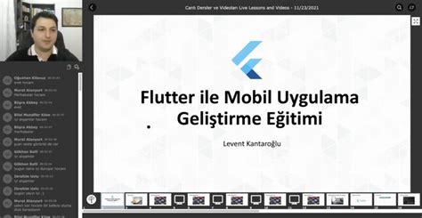 Levent Kantaroğlu Linkedin‘de Dart Flutter Flutterinstructor