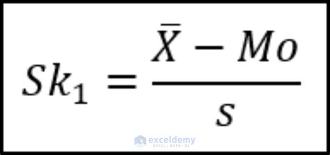 How To Calculate Coefficient Of Skewness In Excel