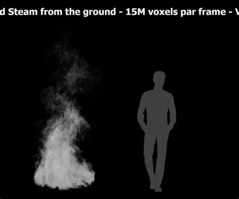 Artstation 720 Frames Of Medium Steam Flow Rising Up From The Ground