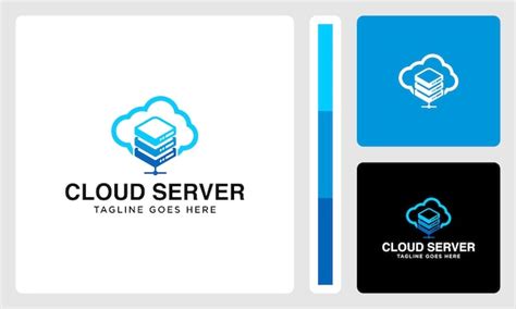 Premium Vector Cloud Server Modern Vector Design Logo