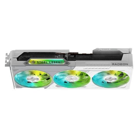 Placa de Vídeo ASRock AMD Radeon RX 9070 XT Steel Legend 16GB GDDR6 FSR Ray Tracing White