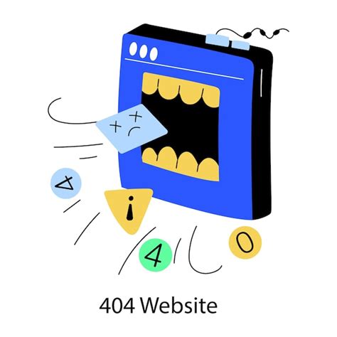 Premium Vector A Character Based Doodle Mini Illustration Of Web Issues