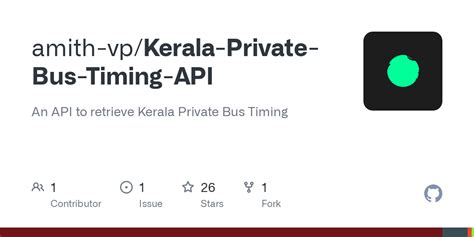 GitHub Amith Vp Kerala Private Bus Timing API An API To Retrieve Kerala Private Bus Timing