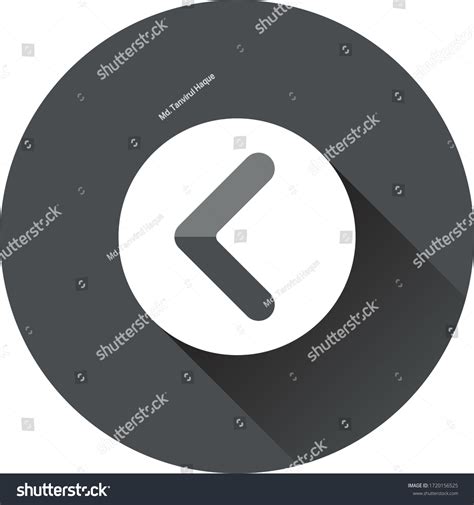 Backward Back Button Vector Icon Stock Vector Royalty Free Shutterstock