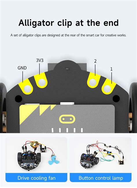 Kit De Coche Robot Yahboom Microbit Juguetes Programables Programación