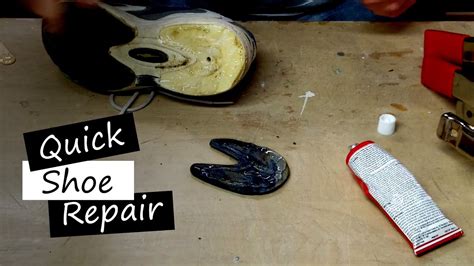 Easy Athletic Shoe Sole Repair Using Shoe Goo Sbw24 Youtube