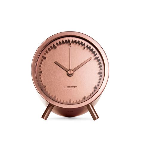 Leff Amsterdam And Piet Hein Eeks Tube Clock Copper Gessato Design Store