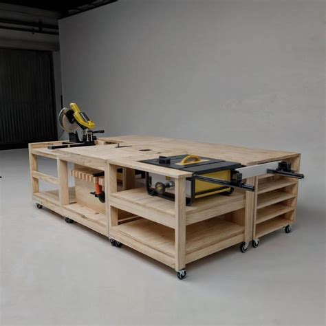 Table Saw Workbench Miter Saw Workbench Wood Working Plans