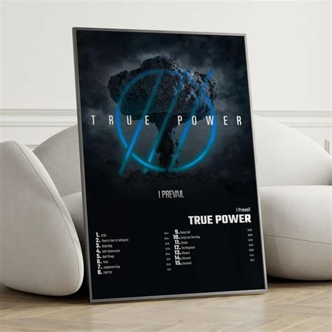 I Prevail True Power Album Cover Poster Wall Art I Prevail Etsy
