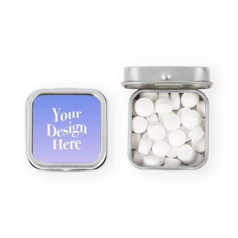 Custom Mints In Branded Tin Case Peppermint Wayo