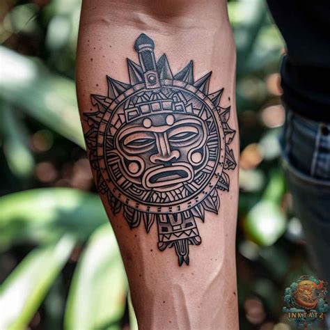 Mayan Symbols Tattoo Mayan Aztec Tattoo Aztec Tattoo Designs Tribal
