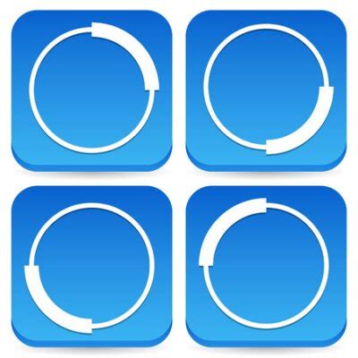 Circular Preloader Buffer Shapes Symbols Step Progress Indicators