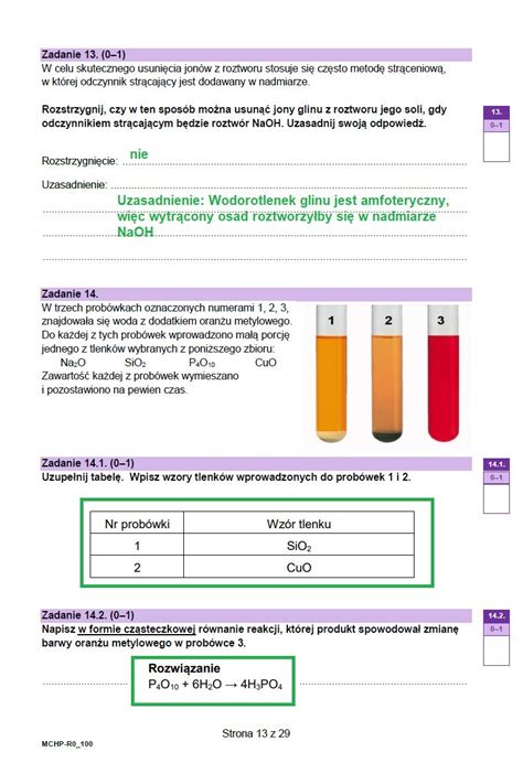 Matura próbna z chemii formuła 2023 Portal i pl