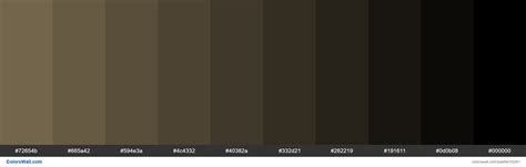Shades Xkcd Color Grey Brown 7f7053 Hex Brown And Grey Color Coding