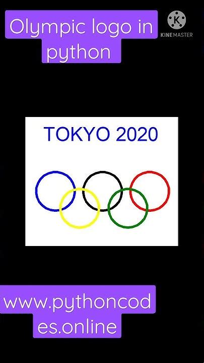 Olympic Logo In Python How To Create Olympic Logo In Turtle In Python
