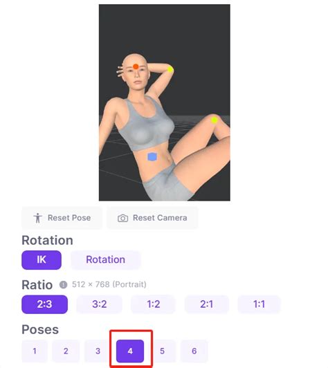 Choose Pose Model For Pose To Image