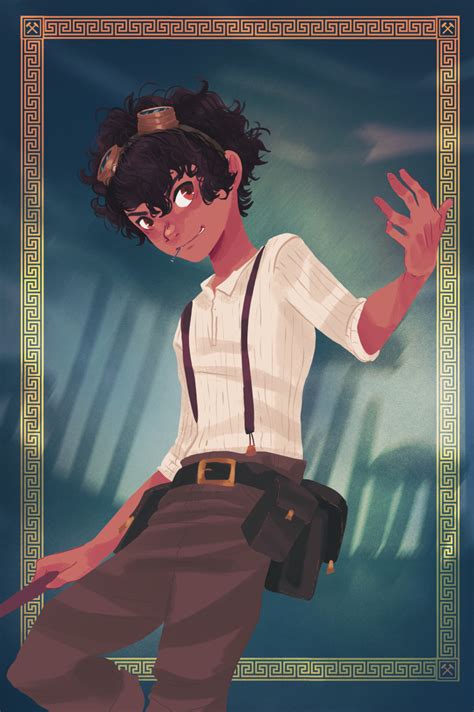 Leo Valdez Percy Jackson Books Series Fanart Domestika