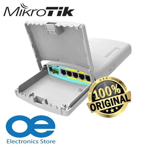 Mikrotik Rb960pgs Pb Powerbox Pro 5 X Gigabit With 4 X Poe Out Ports Sfp Cage And Outdoor