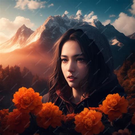 Premium Photo Pretty Girl Asian Cute Girl Ai Art