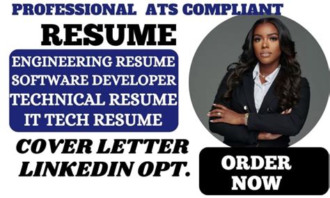 Write Technical Engineering Tech Resume Software Developer Cv By