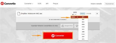 Como converter músicas AAC para MP sem baixar nada