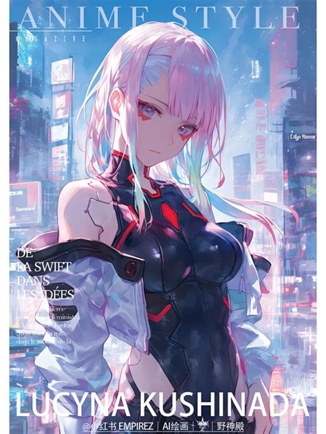 Lucyna｜边缘行者｜露西｜动漫风格 小红书 花瓣网