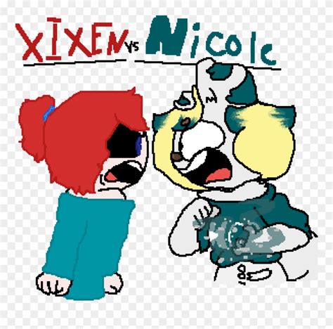 Xixen Vs Nicolee Cartoon Clipart 3522119 Pinclipart