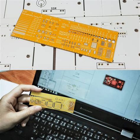 Pcb Olab ไม้บรรทัดสำหรับออกแบบแผ่นวงจร Pcb Reference