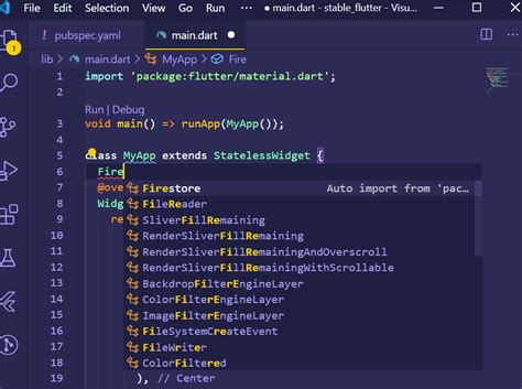 Flutter Autocomplete For Packages Not Working Issue Flutter Flutter GitHub
