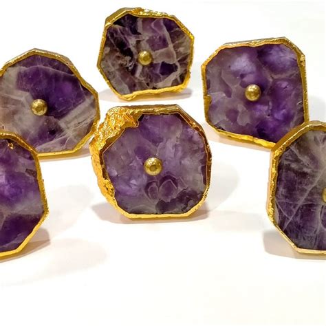 Agate Knobs Etsy