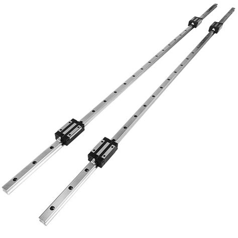 Linear Rail 2x Hgh 20 1500mm Linear Slide Rail 4x Pillow Block Carriage Bearing Block Linear