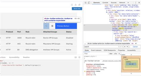 cannot add aria label attribute to tabletoolbarsearch js component