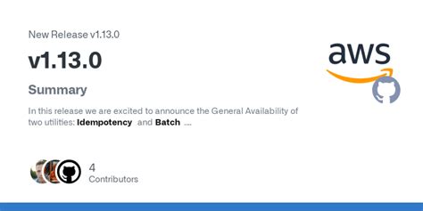 Daniel Abib On Linkedin Release V1130 · Aws Powertoolspowertools