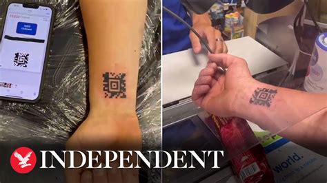 Barcode Tattoo Wrist For Girls