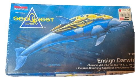 Seaquest Dsv Ensign Darwin Revell Monogram Model 1 12 3603 Sealed
