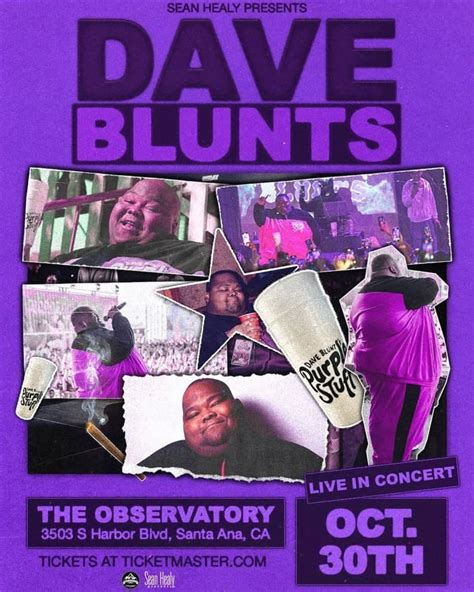 Dave Blunts Live At The Observatory Santa Ana