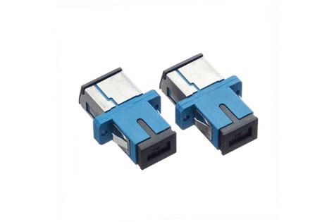 FTTH Accessories Fiber Optic Adapter With Shutter Spring Optical