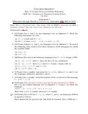 Asg1 Pdf CONCORDIA UNIVERSITY Dept Of Computer Science And Software