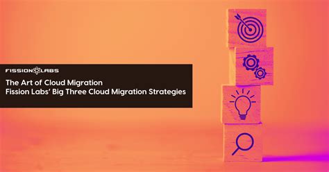 The Art Of Cloud Migration Fission Labs Big Three Cloud Migration Strategies