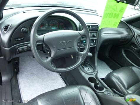 Dark Charcoal Interior 2000 Ford Mustang Gt Coupe Photo 78254721