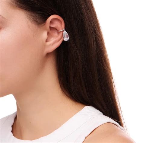 Кафф Dangling Drop Cuff Silver купить онлайн по цене 8750