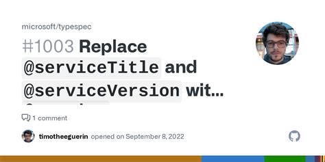 Replace `servicetitle` And `serviceversion` With `service` · Issue