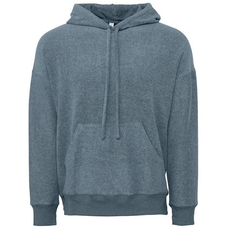 Heather Slate Unisex Sueded Fleece Pullover Hoodie Custom Planet