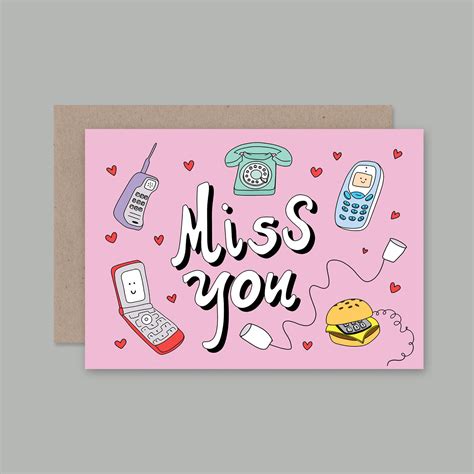 Miss You Greeting Card • Sanchos Dirty Laundry