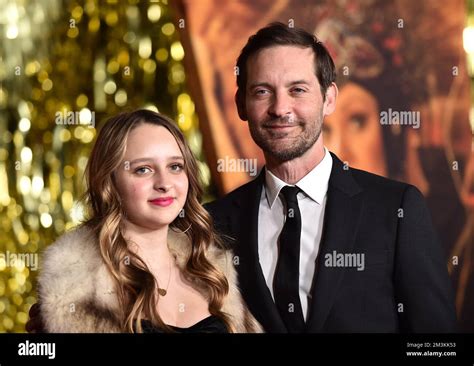 Los Angeles Usa 15th Dec 2022 Tobey Maguire And Ruby Sweetheart