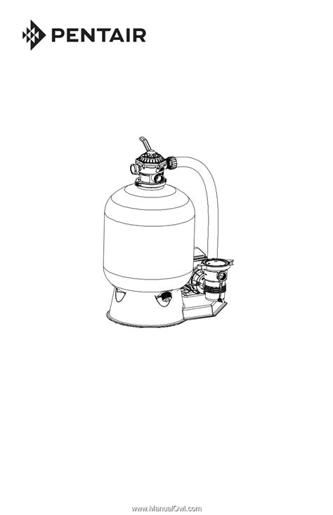 Pentair Cristal Flo Ii Sand Filter System Pump And Sand Filter System