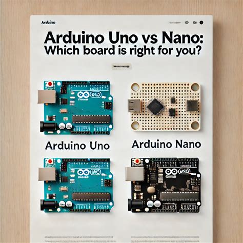 Arduino Uno Vs Nano Which Board Is Right For You