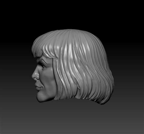 Obj File Prince Adam Filmation Head Motuc・3d Printing Design To